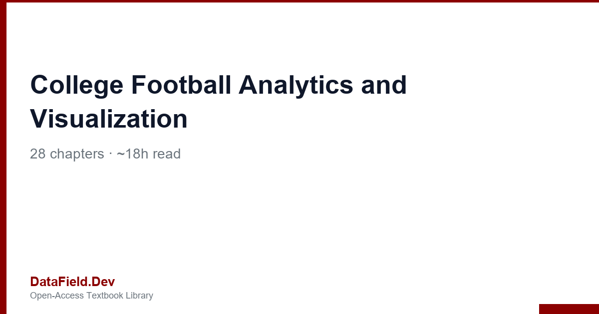 Chapter 20: Recruiting Analytics | College Football Analytics ...