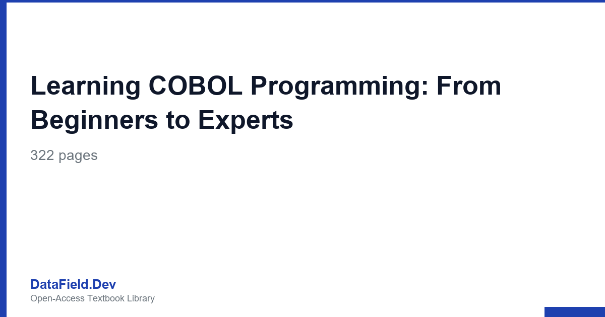 Appendix B: File Status Codes | Learning COBOL | DataField.Dev